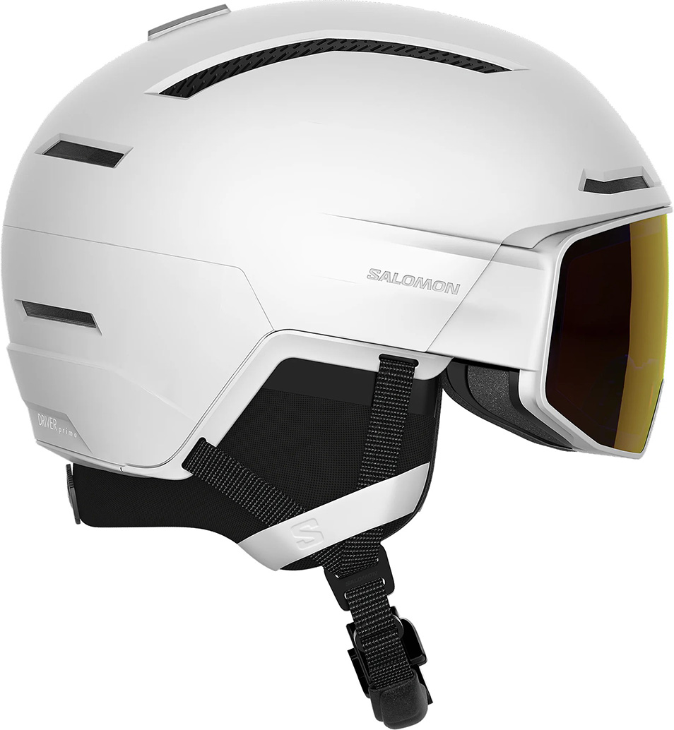 Горнолыжный шлем с визором Salomon Driver Prime Sigma Photo MIPS White ...
