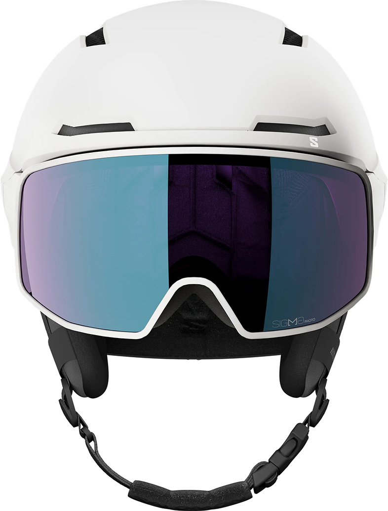 Горнолыжный шлем с визором Salomon Driver Pro Sigma Photo MIPS White ...