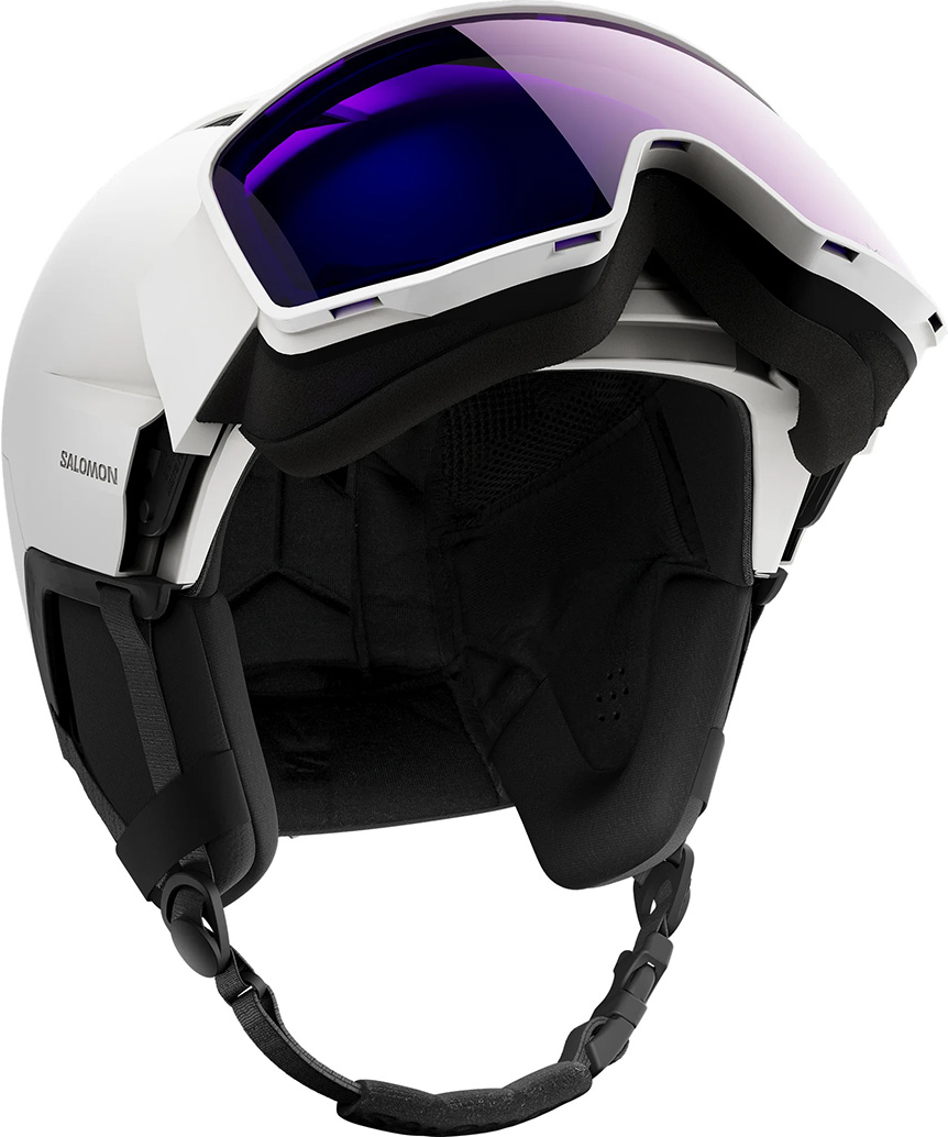 Горнолыжный шлем с визором Salomon Driver Pro Sigma Photo MIPS White ...