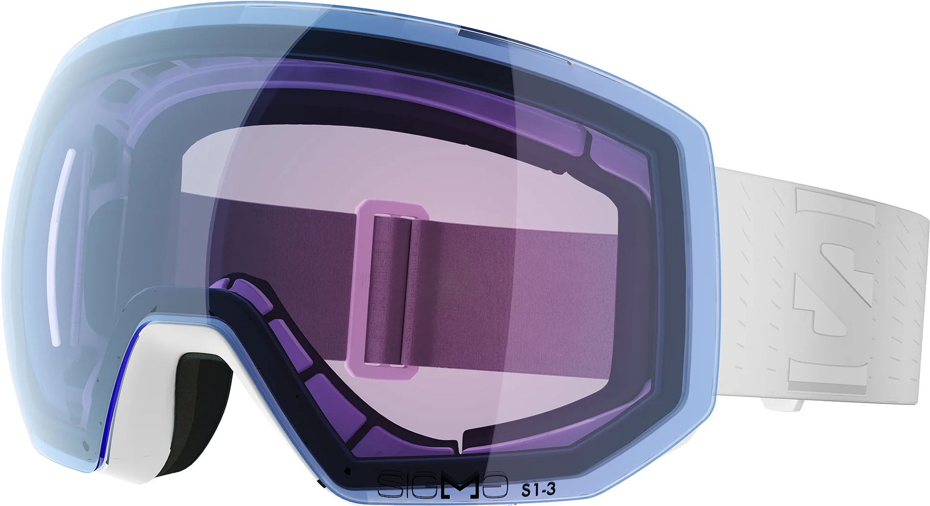 Горнолыжные очки Salomon Radium Pro Sigma Photo White Cat. 1-3 25/26 ...